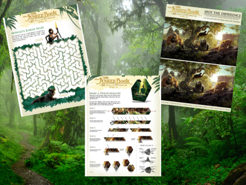 Printable Jungle Book Activity Sheets - Pixie Dusted Journeys