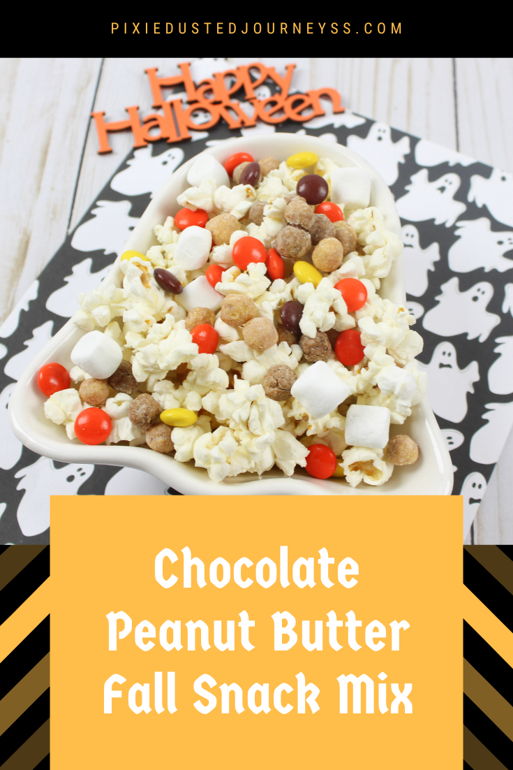 Chocolate Peanut Butter Snack Mix - Pixie Dusted Journeys