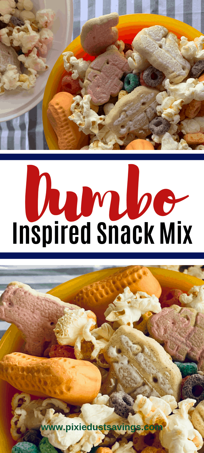 Dumbo Inspired Snack Mix - Pixie Dusted Journeys