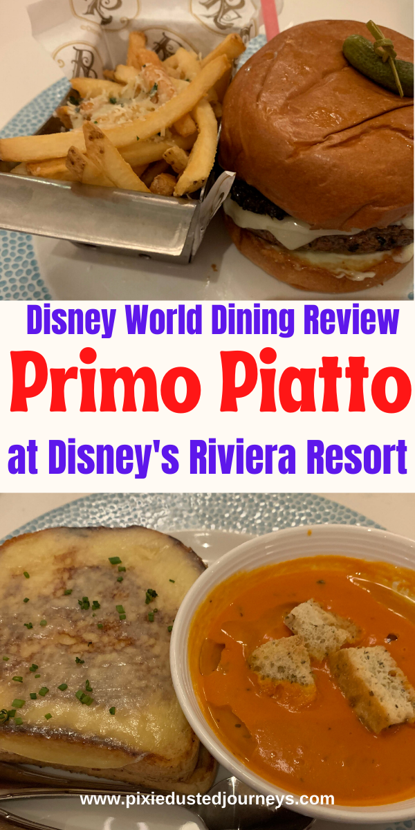 Primo Piatto Review at Disney's Riviera Resort - Pixie Dusted Journeys