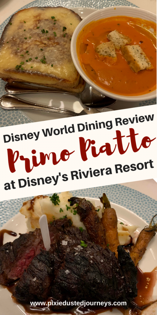 Primo Piatto Review at Disney's Riviera Resort - Pixie Dusted Journeys