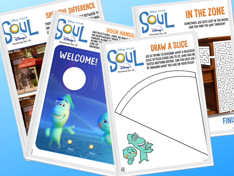 Disney's Soul Printable Activities - Pixie Dusted Journeys
