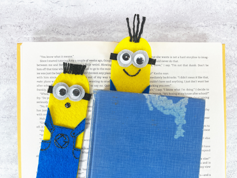 Cute Minion Bookmark Craft - Pixie Dusted Journeys