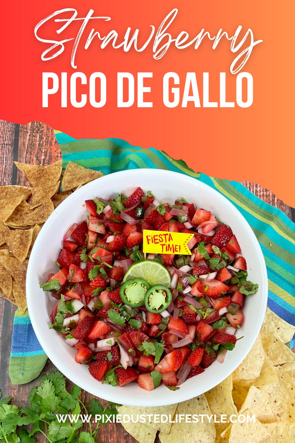 Strawberry Pico de Gallo Recipe - Pixie Dusted Journeys