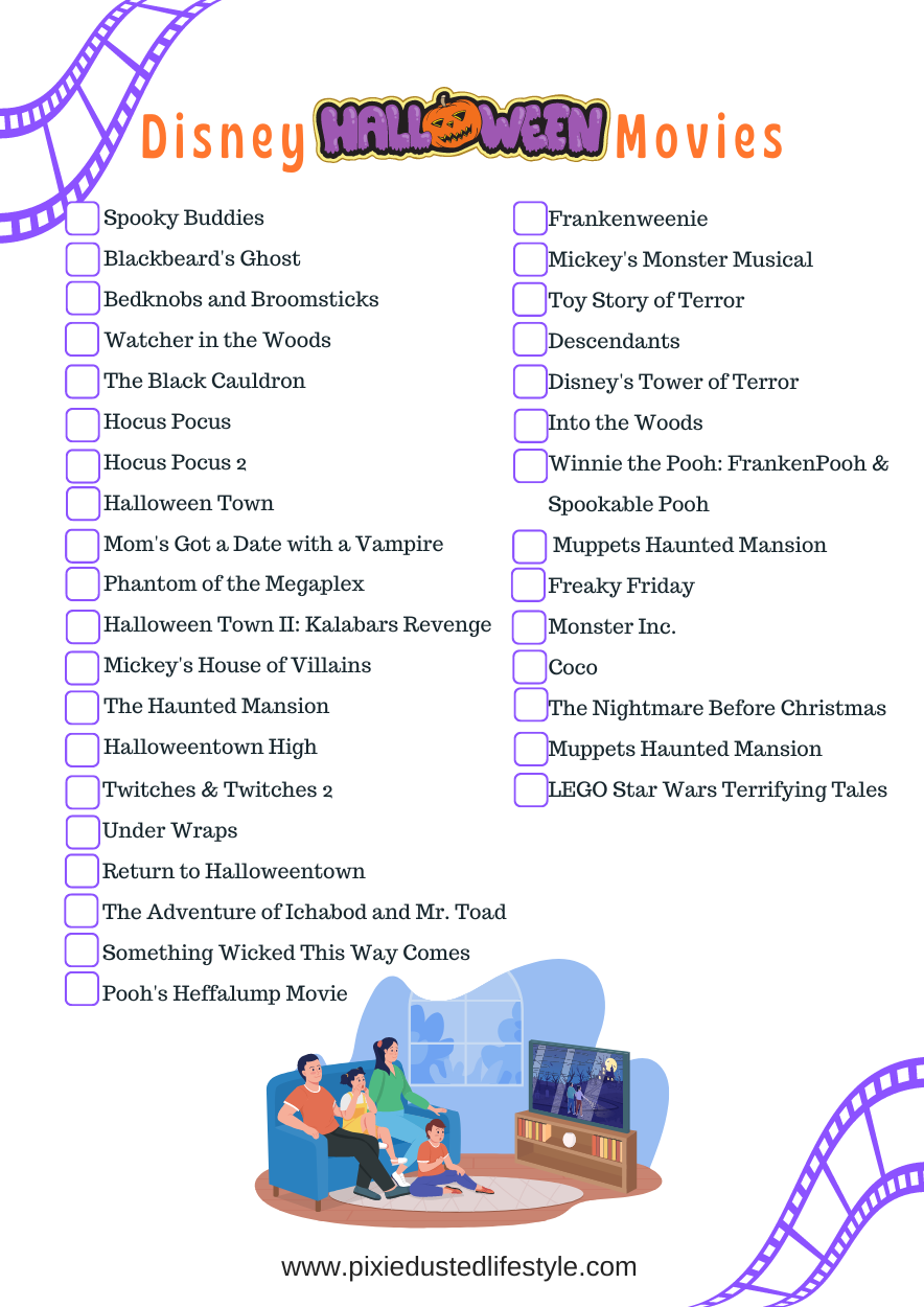 Ultimate List of Disney Halloween Movies 2023 - Pixie Dusted Journeys