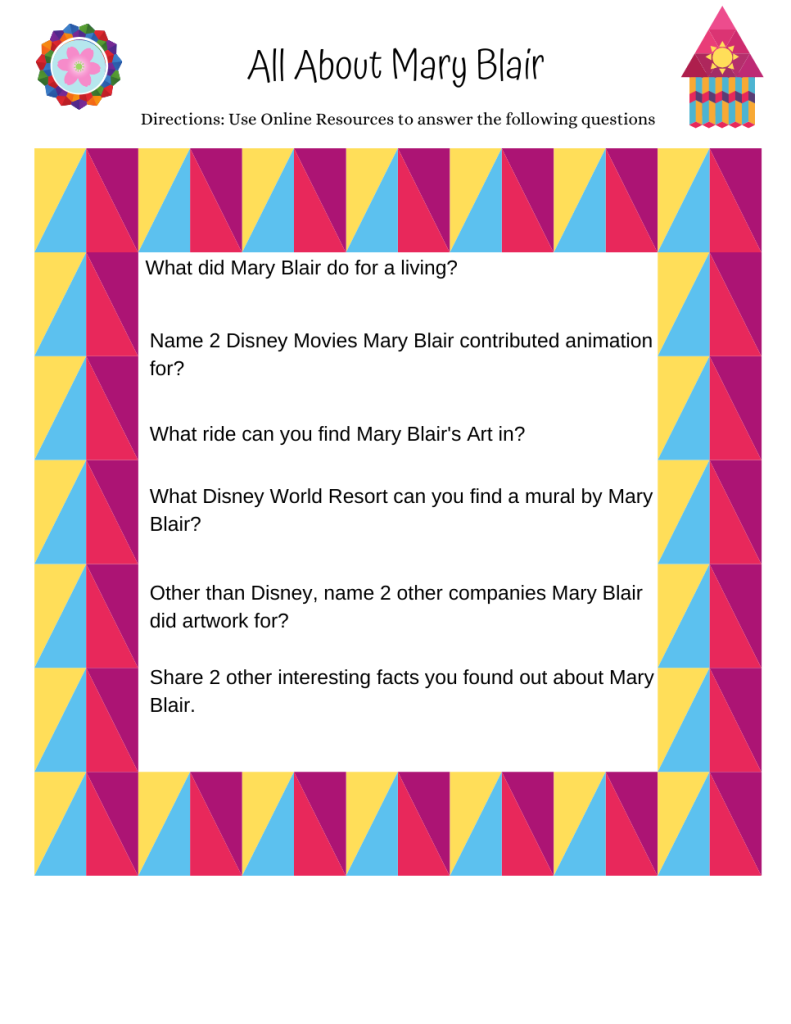 Disney Art Lesson: Mary Blair - Pixie Dusted Journeys